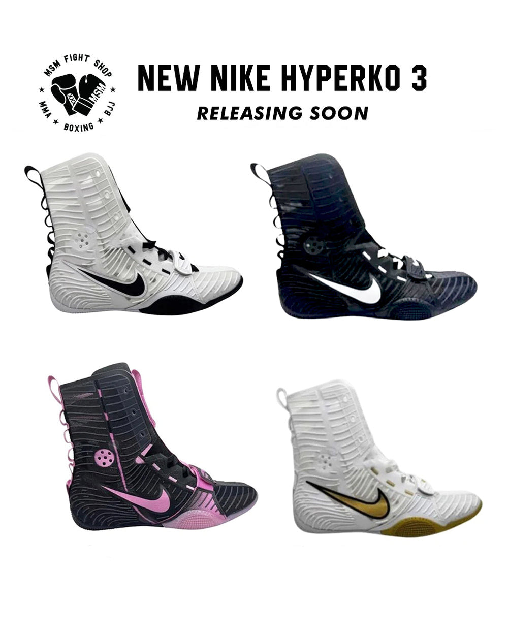 NEW HYPERKO 3 BOOTS FEATURES RELEASE DATE! – MSM FIGHT SHOP