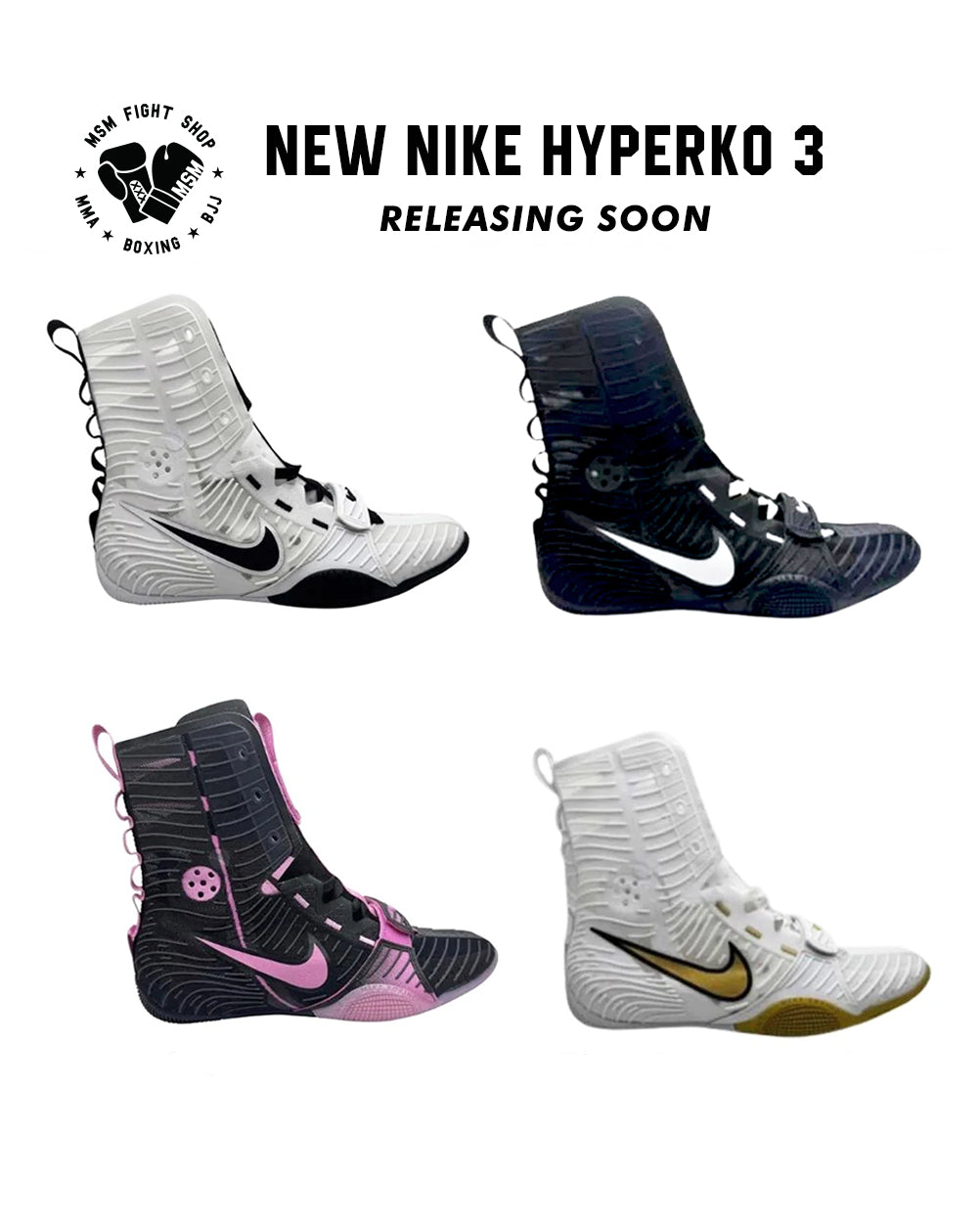 NEW HYPERKO 3 BOOTS FEATURES RELEASE DATE! – MSM FIGHT SHOP
