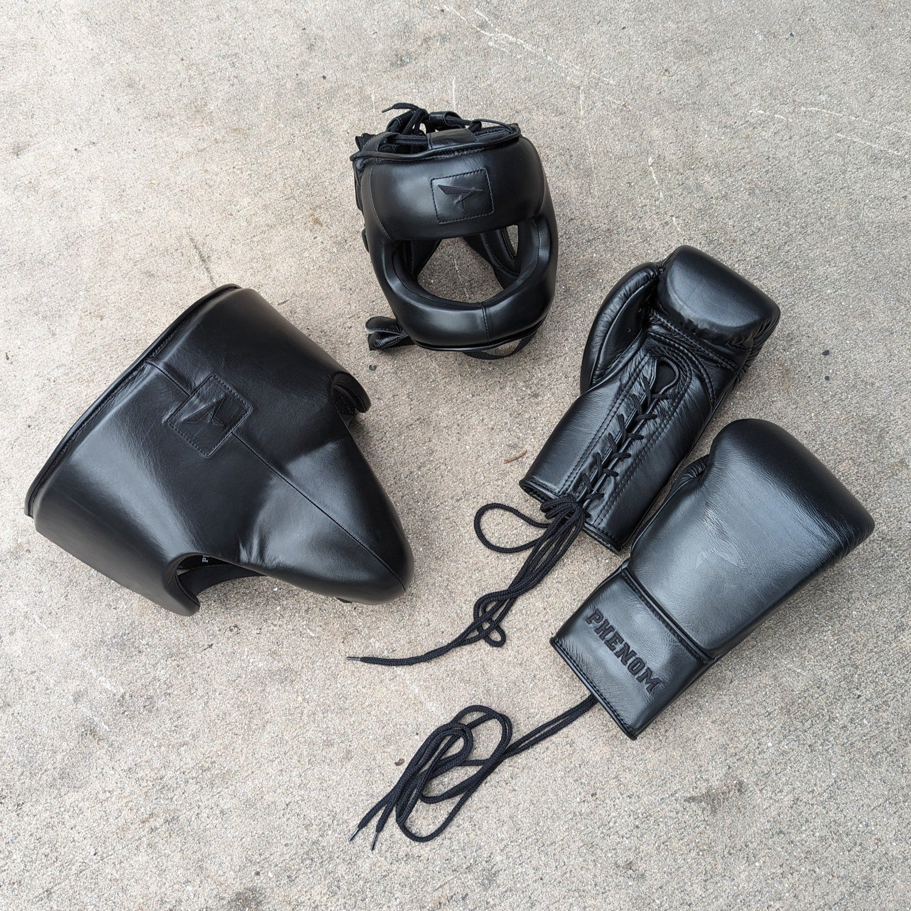 PHENOM BOXING GLOVES ELITE SG210 LACE LEATHER BLACK – MSM FIGHT SHOP