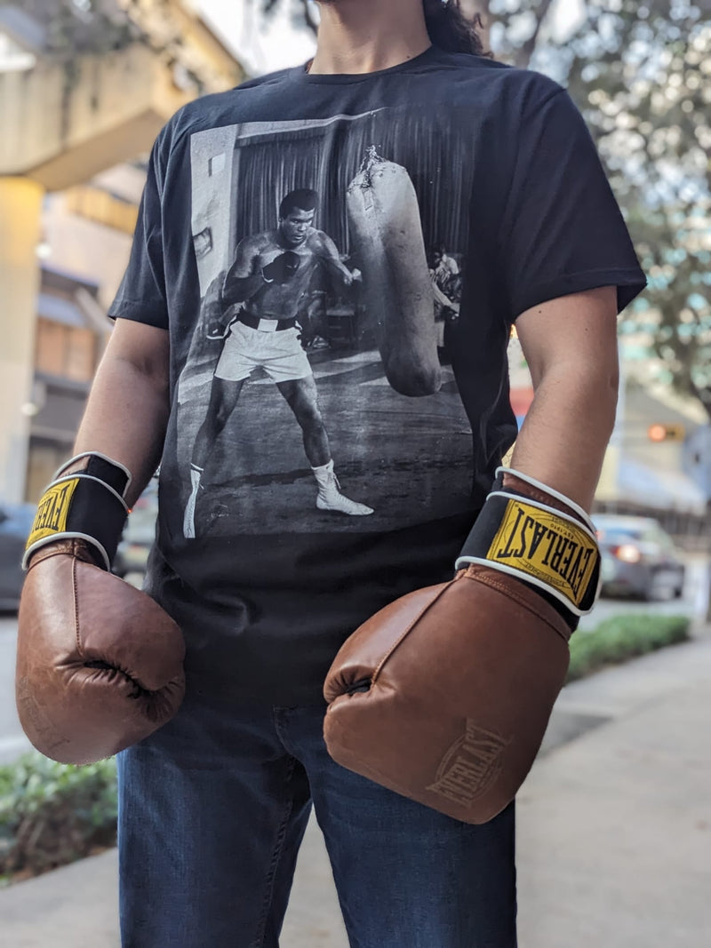 MUHAMMAD ALI SHIRT PUNCHING BAG BLACK – MSM FIGHT SHOP