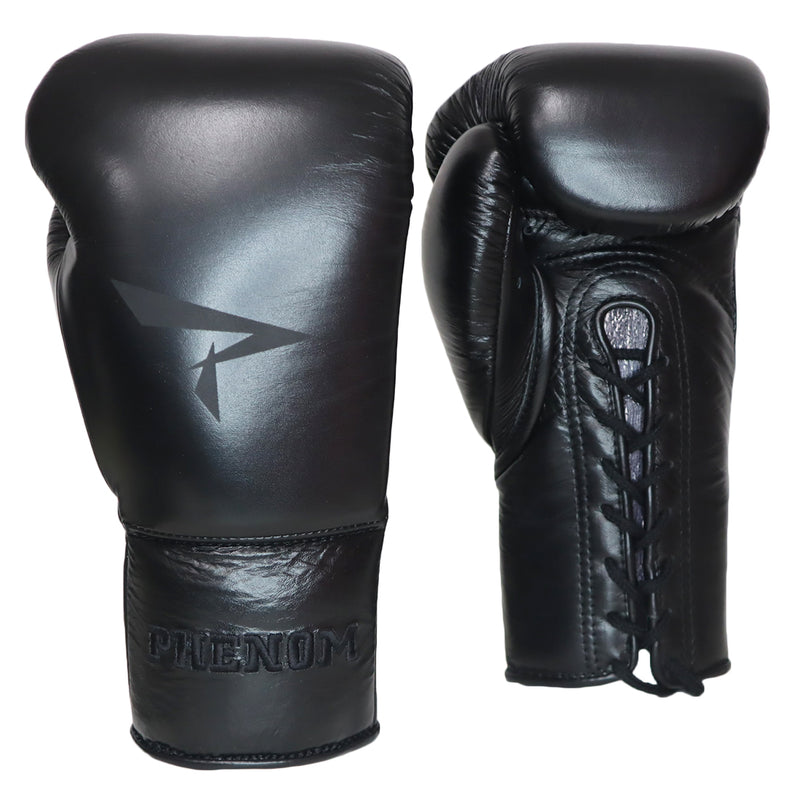 PHENOM BOXING GLOVES ELITE SG210 LACE LEATHER BLACK – MSM FIGHT SHOP