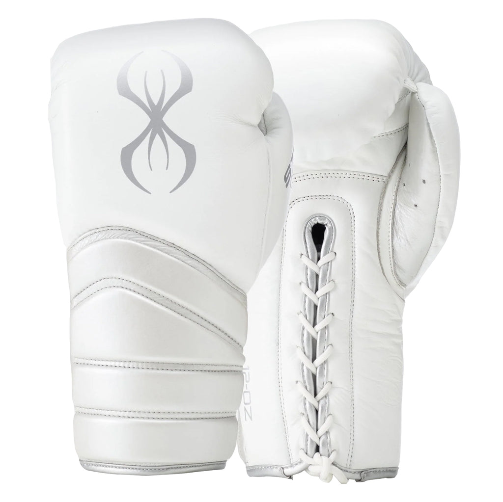 STING BOXING GLOVES VIPER X LACE UP WHITE / SILVER – MSM FIGHT SHOP