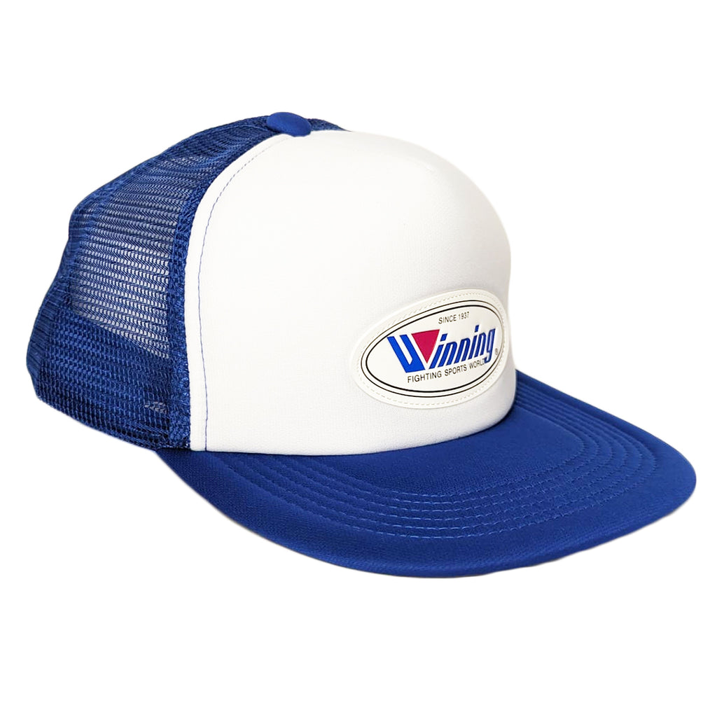 WINNING HAT LOGO TRUCKER CAP BLUE/WHITE – MSM FIGHT SHOP