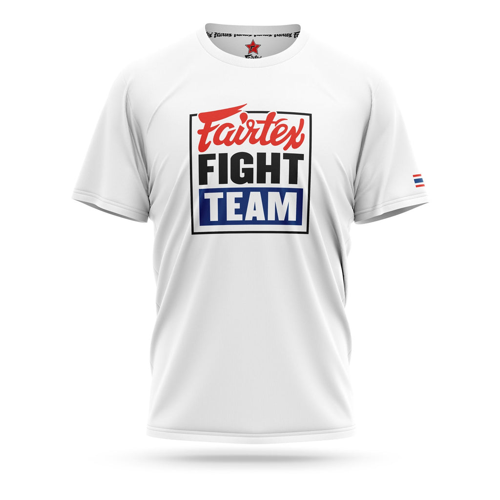 FAIRTEX SHIRT FIGHT TEAM WHITE/RED/BLACK – MSM FIGHT SHOP