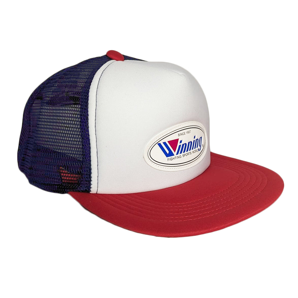 WINNING HAT LOGO TRUCKER CAP NAVY/RED/WHITE – MSM FIGHT SHOP