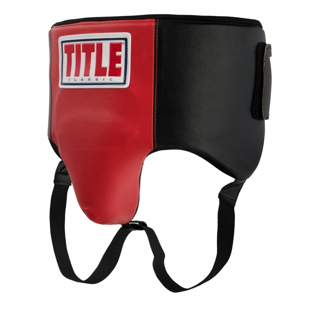 TITLE CUP ULTRA LIGHT GROIN PROTECTION BLACK/RED – MSM FIGHT SHOP